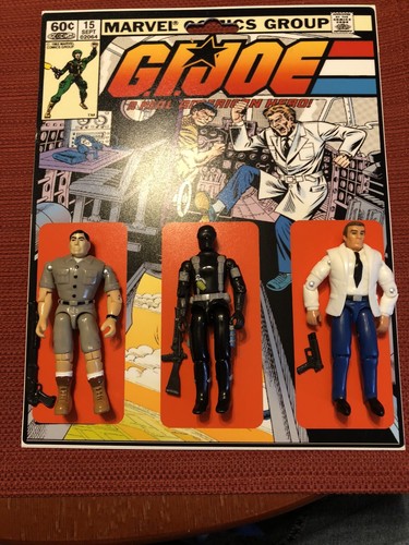 GI Joe Cobra Custom Kwinn, Snake Eyes And Dr. Venom Comic Pack | eBay
