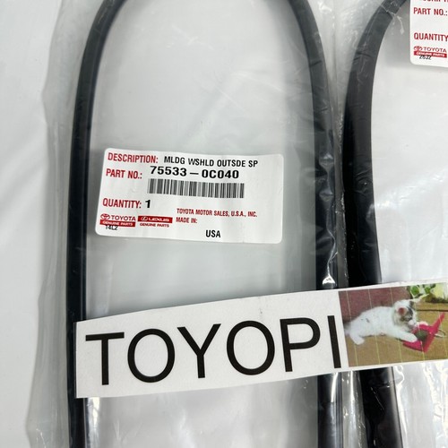 New TOYOTA Tundra 2007-2014 SIDE MOLDING LH RH Set of 2 75533-0C040 OEM ...