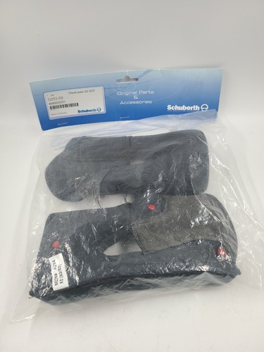 SCHUBERTH Helmet Cheek Pads S2 52/53 XS Black Part # 4990003251 ...