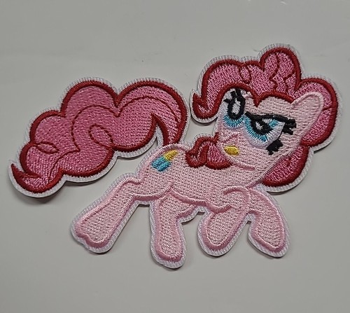 My Little Pony, "Pinkie Pie" Angry Die-Cut Embroidered Patch - New | eBay
