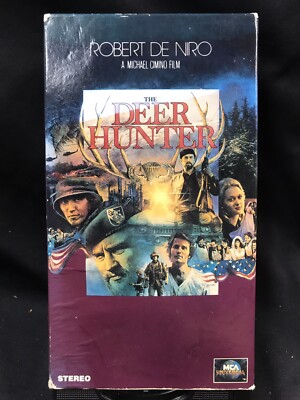 The Deer Hunter VHS 2-Tape Set MCA Home Video Robert De Niro 1978 Meryl ...
