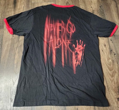 Rare Mens L Halloween Horror Nights Universal 2022 Never Go Alone ...