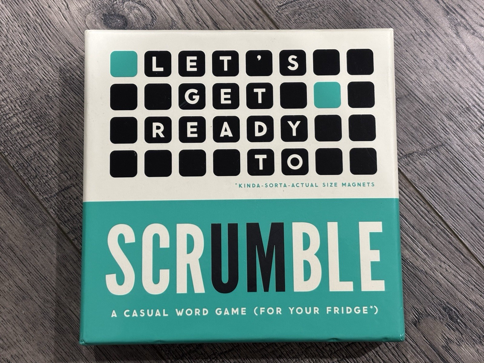 Scrumble Word Making Magnetic Fridge Game by Brass Monkey New Open Box ...