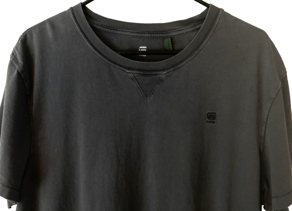 G-Star RAW "Earth RT" Men's Dark Blue/Grayish Blue Crew Neck Tee Shirt ...