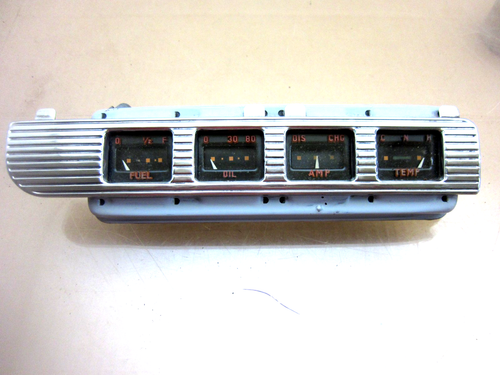 1946 1947 1948 Ford Dash Gauge Cluster Fuel Oil Battery and Temp | eBay