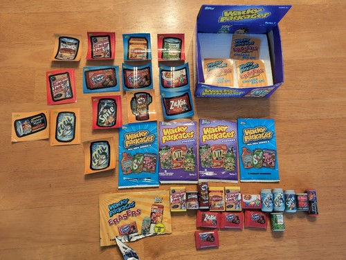 Topps Wacky Packages Erasers w/ Stickers Store Display Box 2011 ...