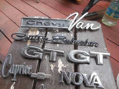 USED 1960's Chevy Van EMBLEM OEM 5-76230-036-0 One Good Stud | eBay