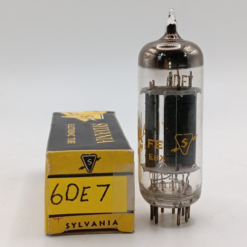 Sylvania 6DE7 Vacuum Tube Clean Tested 86/80% 60 Day Guarantee See ...