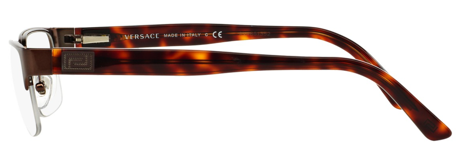 Authentic VERSACE Rx Eyeglasses VE 1184-1269 Brown w/Demo Lens 53mm ...