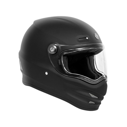 Torc T-9 Flat Black Retro Full Face Helmet (XS-XXL) | eBay