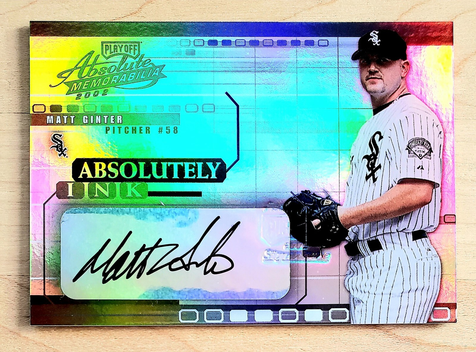 2002 Absolute Memorabilia MATT GINTER "Absolute Ink" Autographed Card ...