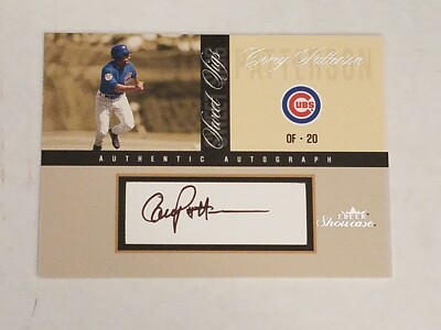 Corey Patterson 2004 Fleer Showcase Sweet Sigs Auto SP Card /176 ...