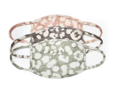 Animal print French Terry Washable face mask Made in USA | eBay