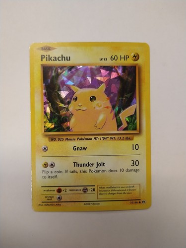 Pikachu 35/108 XY Evolutions Cracked ICE Pokemon TCG Ex NB | eBay