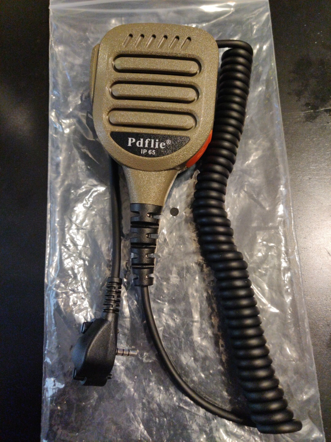 IP65 Waterproof Shoulder Mic with 3.5mm Audio Two Way Radio Speaker ...