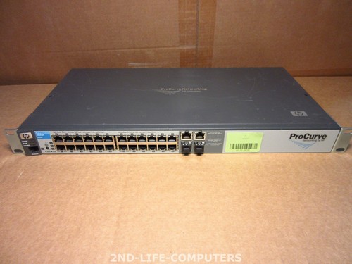 HP 2510-24 10/100 + 1000Mbps Managed Layer 2 L2 ProCurve Network Switch ...