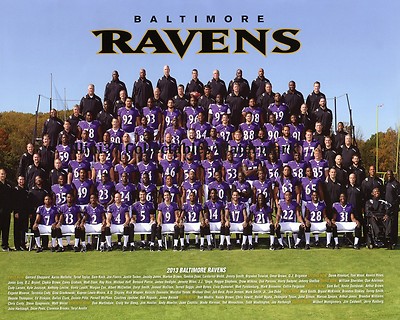 2013 BALTIMORE RAVENS TEAM 8X10 PHOTO PICTURE TERRELL SUGGS RAY RICE | eBay