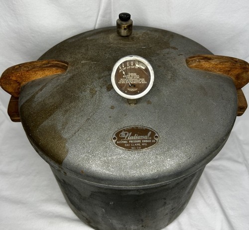 Vintage National No 7A Pressure Cooker Canner Aluminum | eBay