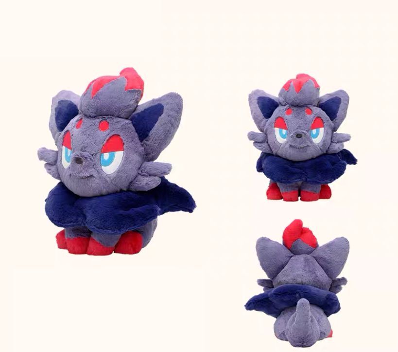 Zorua Pokémon Center Original Fluffy Dakko Hugging Plush Doll Fuwa Fuwa ...