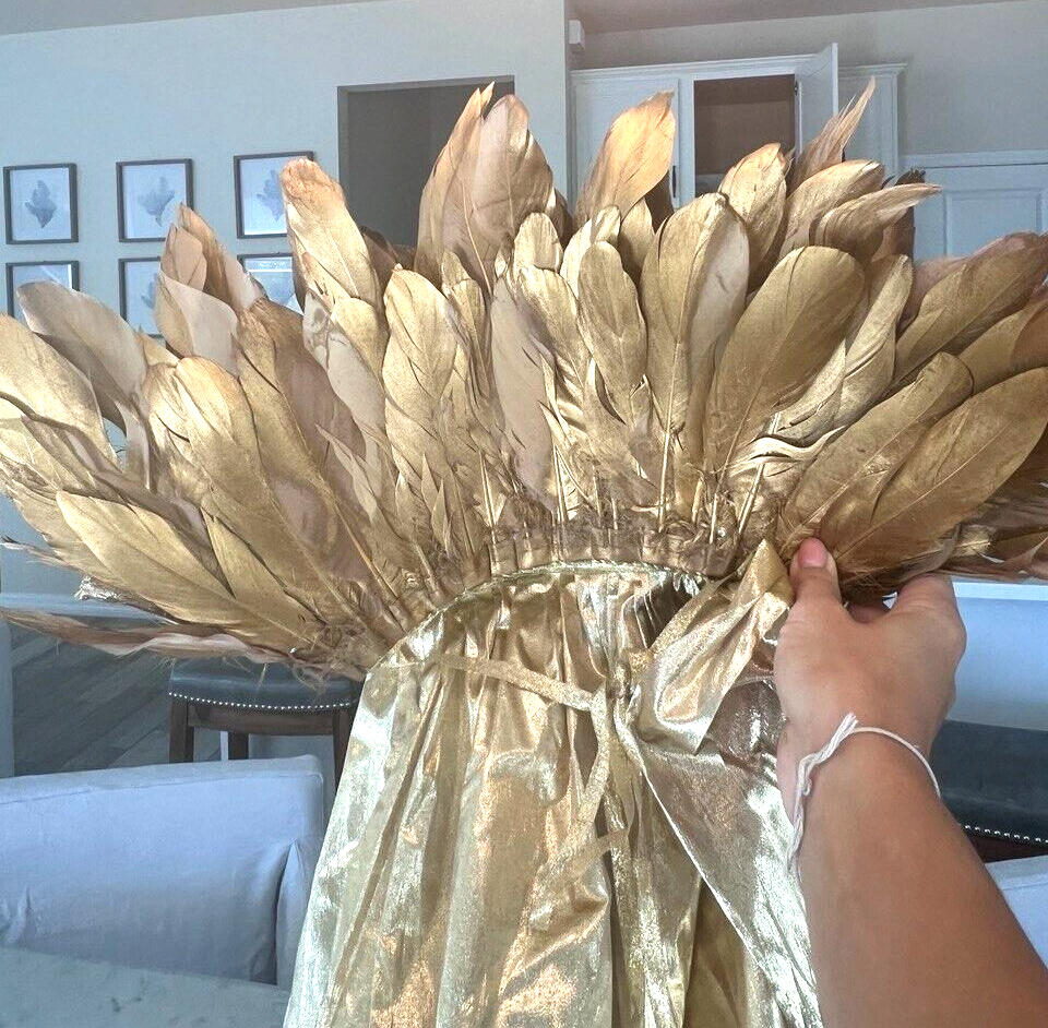 Handmade Gorgues Women Sexy Halloween Costume - Queen of the Night Gold ...