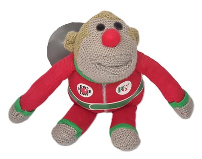 OFFICIAL PG TIPS MONKEY PLUSH CHIMP BEANIE COMIC RELIEF RED NOSE DAY ...