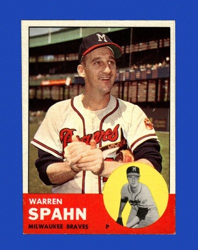 1963 Topps Set-Break #320 Warren Spahn EX-EXMINT *GMCARDS* | eBay