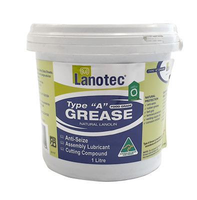 Food Safe Lubricant Grease LANOTEC Type A Grease & Sealant 1L Natural ...
