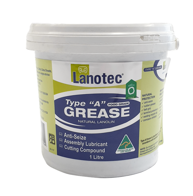 LANOTEC Type A Grease 1 Litre Lanolin certified food grade lubricant ...