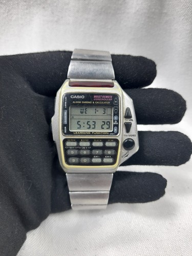 VINTAGE CASIO CMD-40 1174 TV Remote Controller Digital Calculator Watch ...