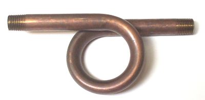 Steam Gauge Siphon 1/4" NPT SCH 40 Brass 250 PSI 400° F Pigtail