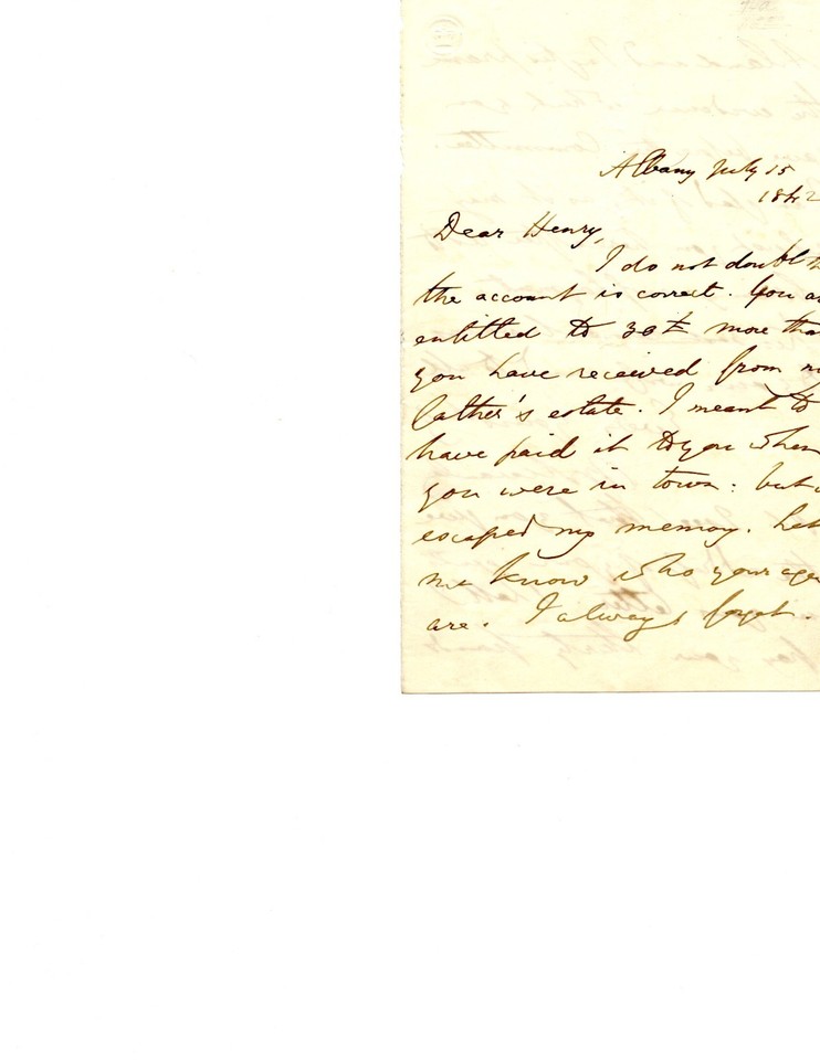 THOMAS BABINGTON MACAULAY HANDWRITTEN LETTER SIGNED JULY 15, 1842 | eBay