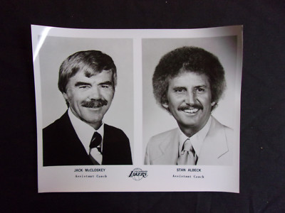 Vintage 1970's Jack McCloskey/Stan Albeck Lakers B/W 8 x 10 Press Photo ...