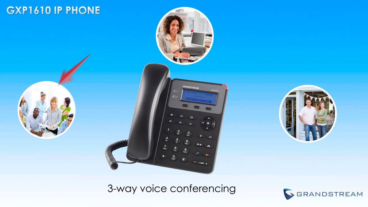 10 Pack Set Grandstream GXP1610 VoIP IP Phone 3 Way Conferencing 1 SIP ...