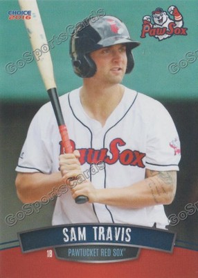 2016 Pawtucket Red Sox Sam Travis RC Rookie Boston | eBay