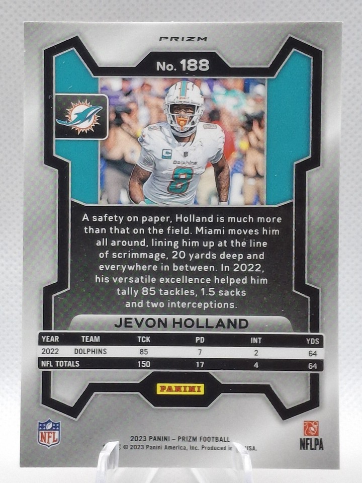 2023 Panini Prizm Jevon Holland Orange Ice Prizm #188 | eBay