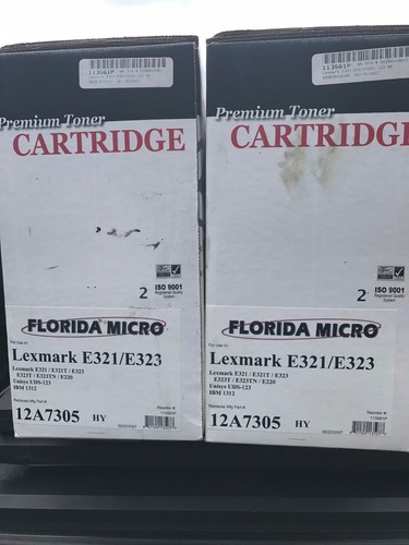 Premium Toner Cartridge 12A7305 HY For Lexmark E321, E323, T/TN Florida ...