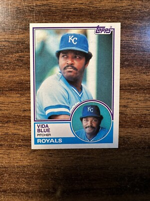 1983 Topps Baseball - Card #570 Vida Blue Kansas City Royals | eBay