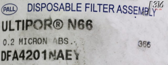 14015 Pall Disposable Fliter Assembly 0.2 Micron DFA4201NAEY for sale ...