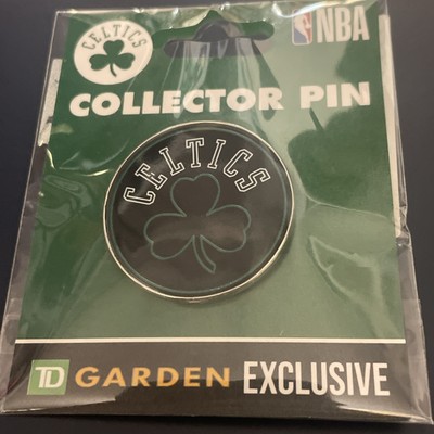 Boston Celtics Lapel Pin - Black Celtics Shamrock - TD Garden Exclusive ...