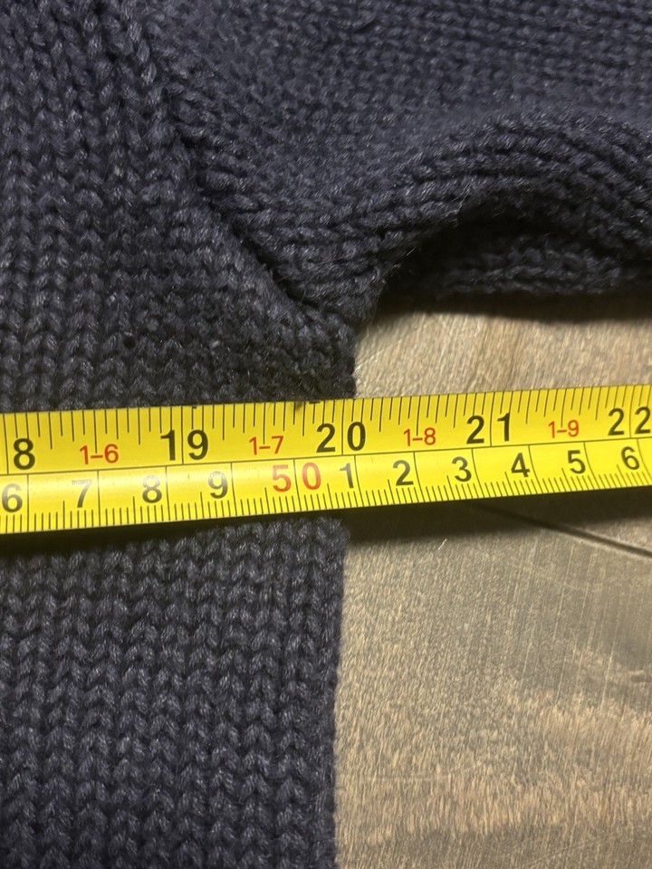 Vintage The Eagle's Eye Hand Knit Teddy Bear Novelty Sweater Size ...