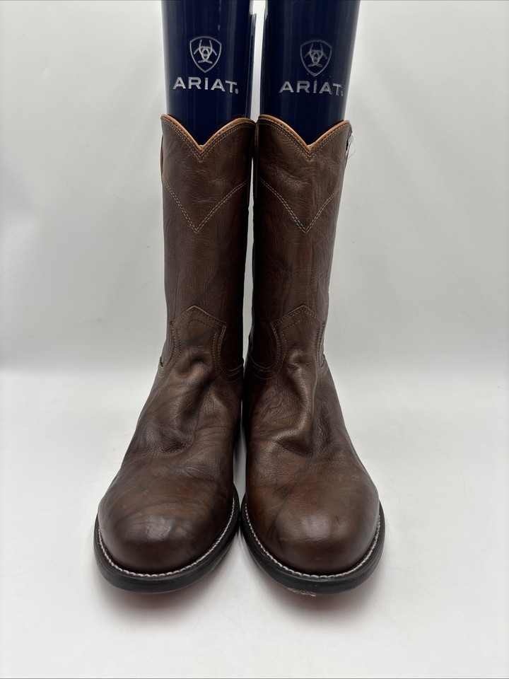 Justin Men's Basics Roper Western Boots Brown Size 10EE | eBay