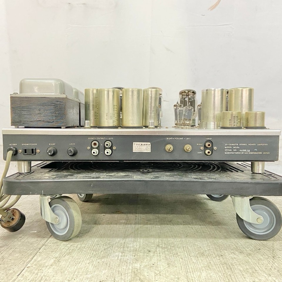 Luxman MQ-36 Tube Power Amplifier Parts Or Fix POWERS UP PLAYS W/HUM ...