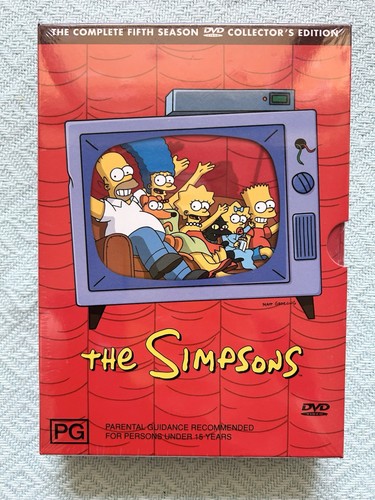 The Simpsons Complete Season 5 DVD Box Set Region 4 New & Sealed Free ...