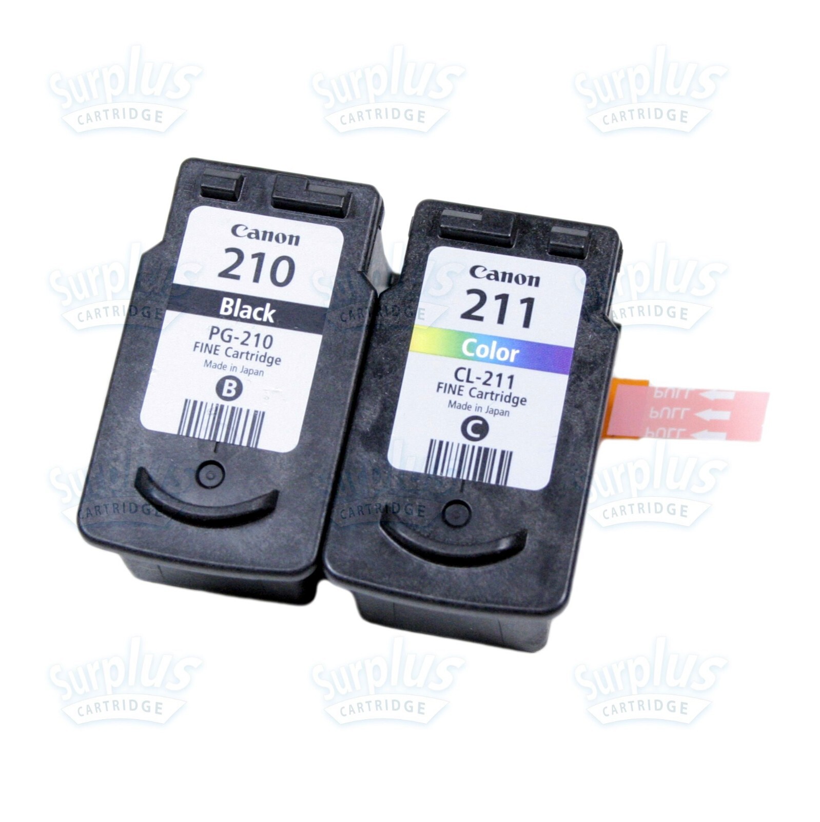 2-PK Genuine Canon PG-210 Black & 211 Color Ink MP240 MP260 MX360 MP480 ...