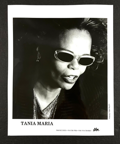 2000s Tania Maria Brazilian Jazz Vocalist Singer Vintage Music Press ...