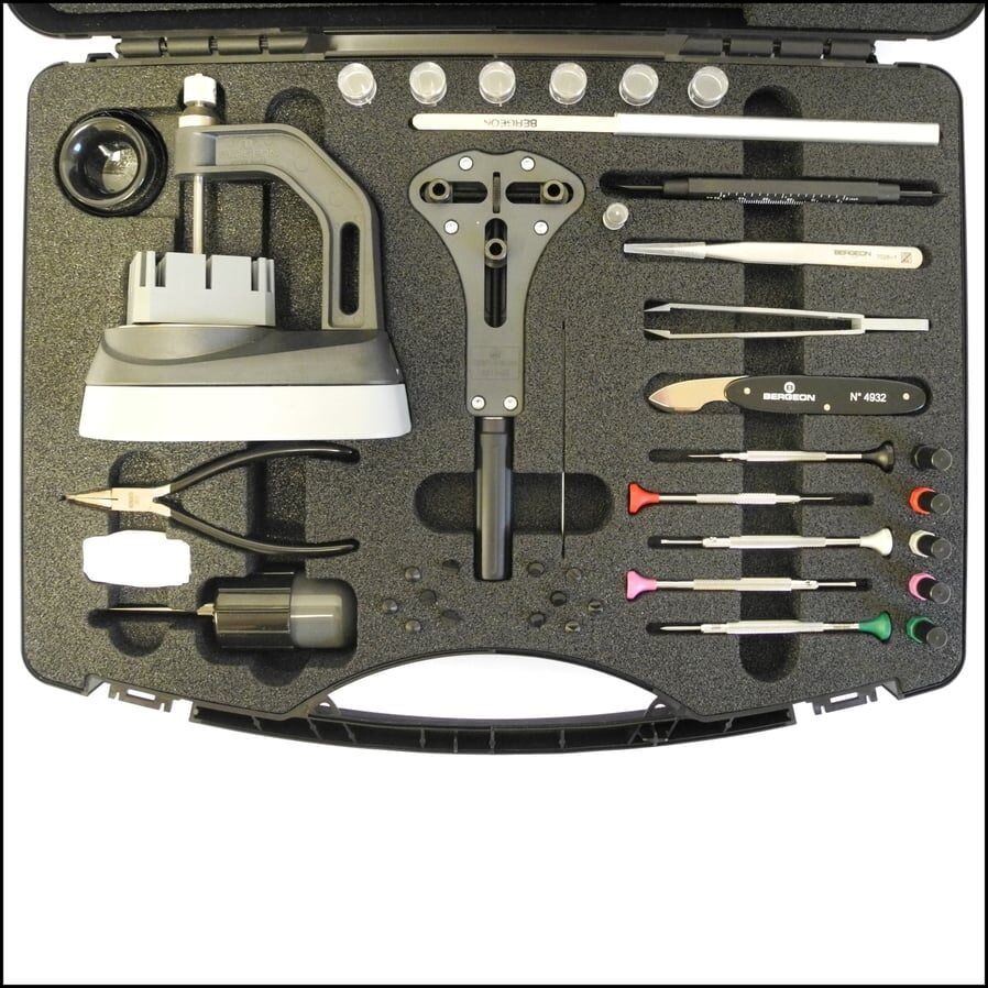Watchmakers Master Service Tool Case Kit 7815 Bracelet Screwdriver ...