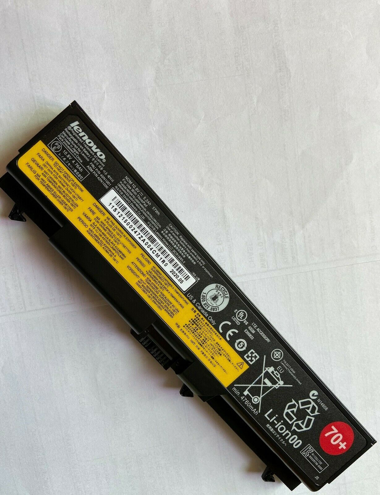 Genuine Battery 45N1001 For Lenovo Thinkpad T430 T530 W530 W520 L430 ...