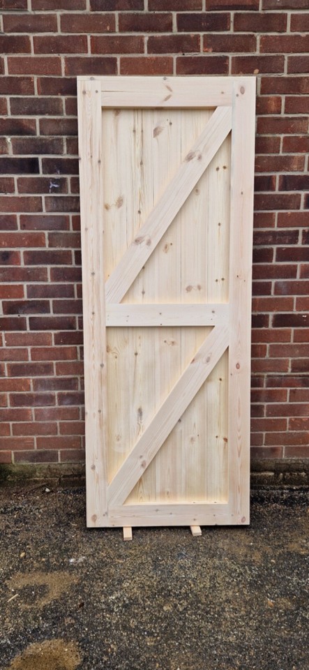 Wooden Garden Gate Door Framed Ledge & Braced FLB PREMIUM ENGINEERED ...