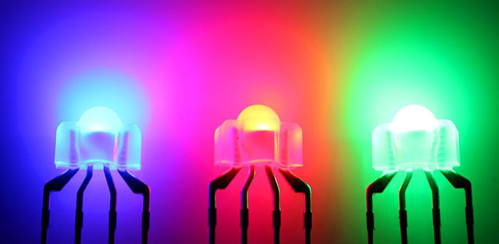 5pcs 3MM RGB LED 4-pin Diffused Tri-Color Red Green Blue Common Anode ...