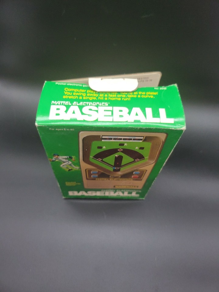 Mattel BASEBALL Vintage VTG Handheld Electronic Arcade game NEW NIB ...